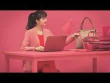 岡崎紗絵、キュートなタイピング姿披露 『nano』新WEB CM「24×365 nano」 - TVCBOOK