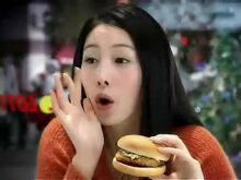 [CF] 송지효,이영아 - 롯데리아 오징어버거세트 / 15"..2004 - TVCBOOK